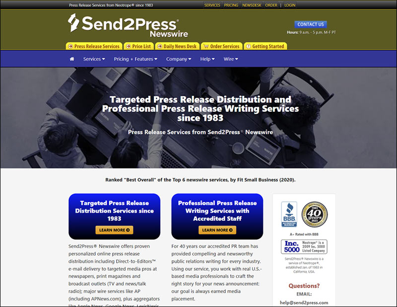 Targeted Press Release Distribution and Newswire Services since 1983 ...